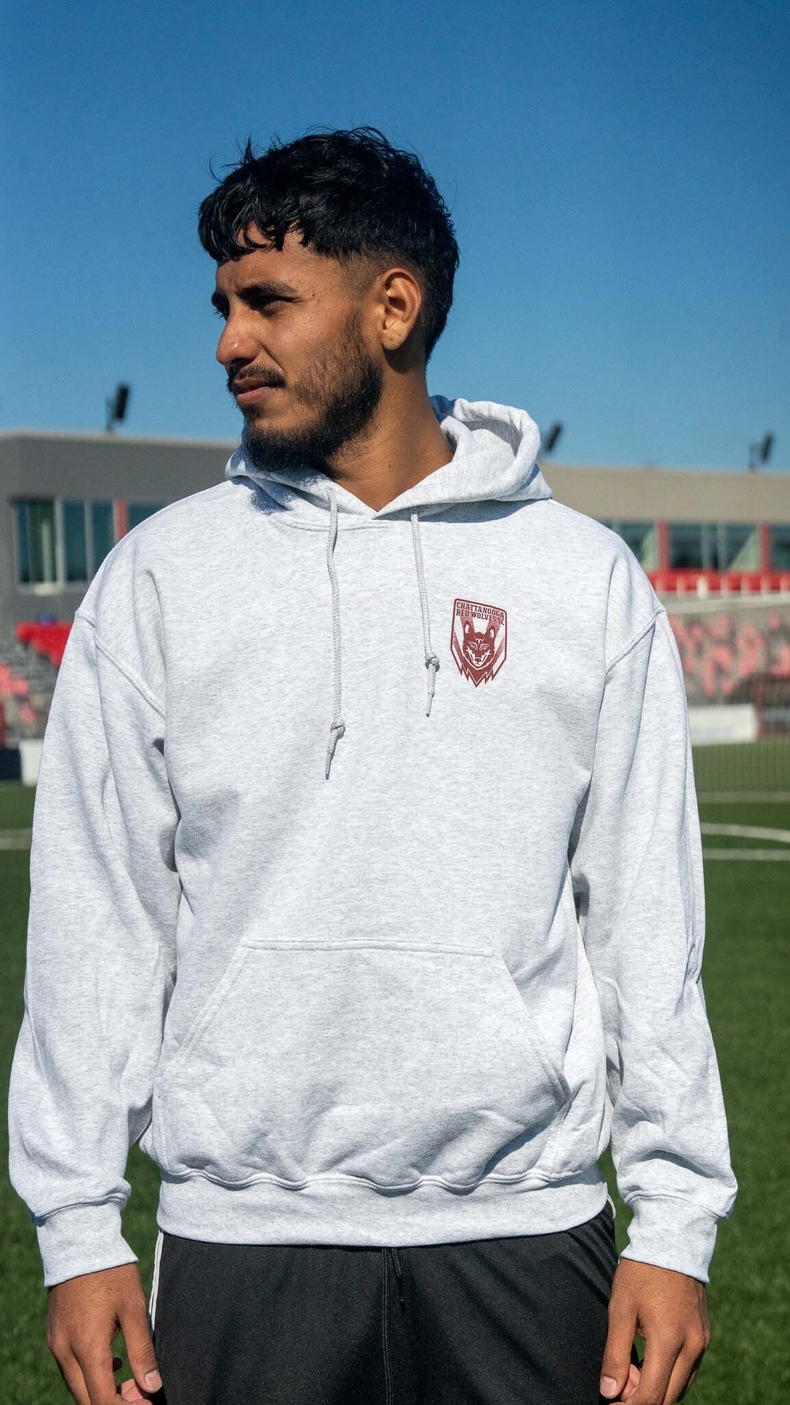Red Crest Hoodie | Chattanooga Red Wolves Soccer Club